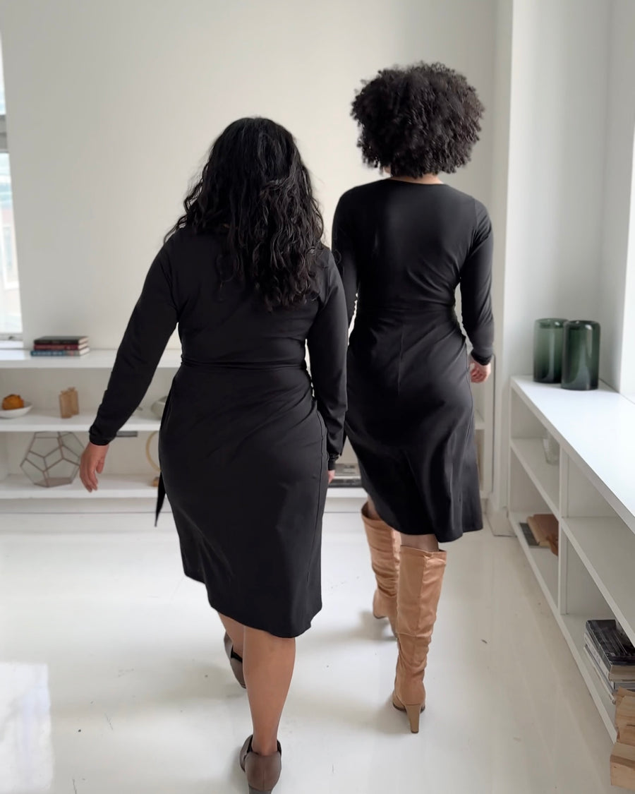 ROWAN dress in Black – Elegantees