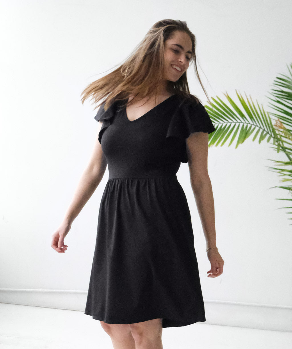 NOELA dress in Black – Elegantees