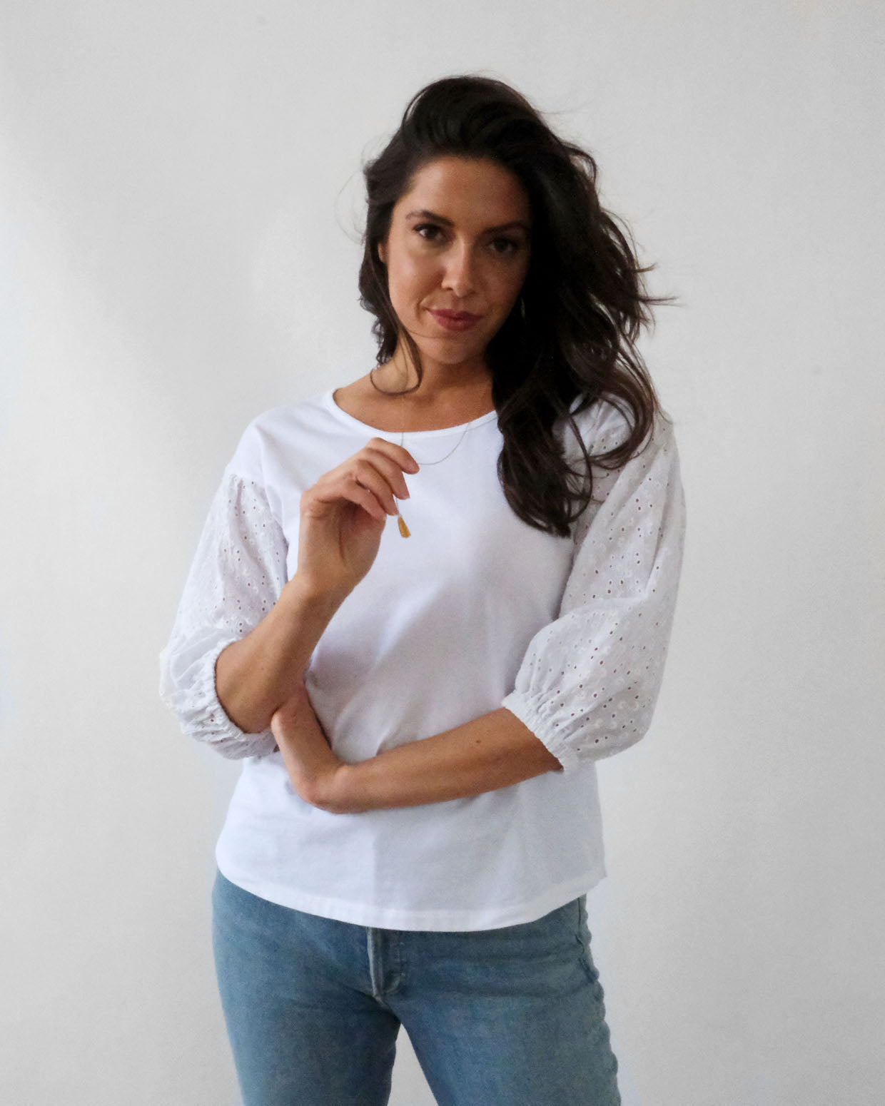 TABITHA top in White – Elegantees