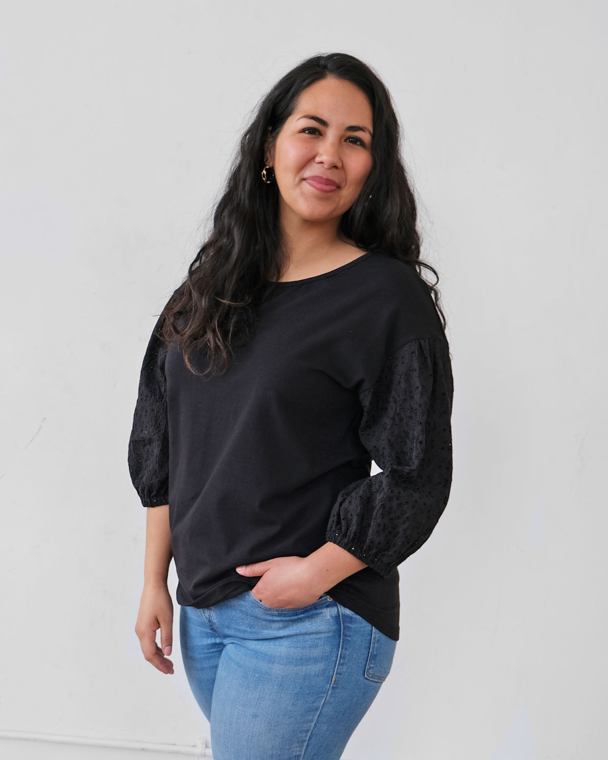 TABITHA top in Black – Elegantees
